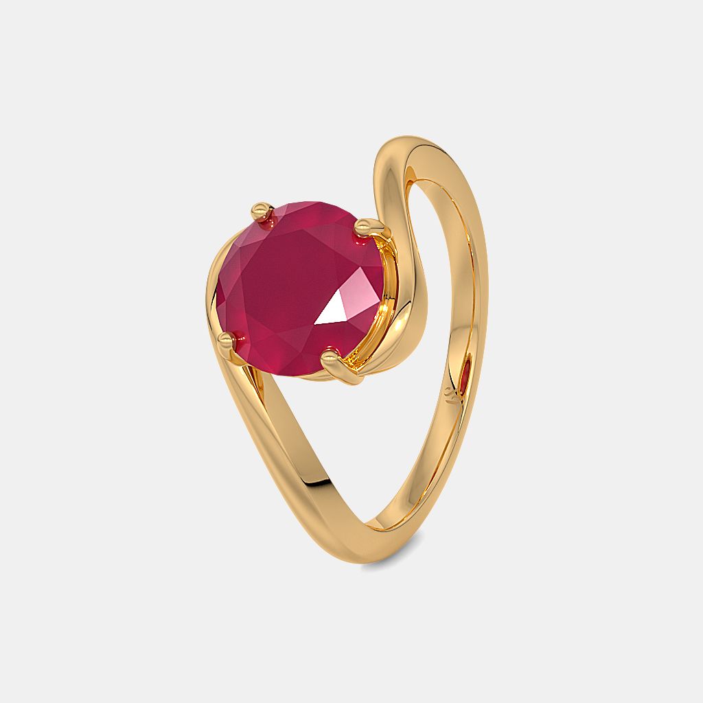 bluestone ruby ring