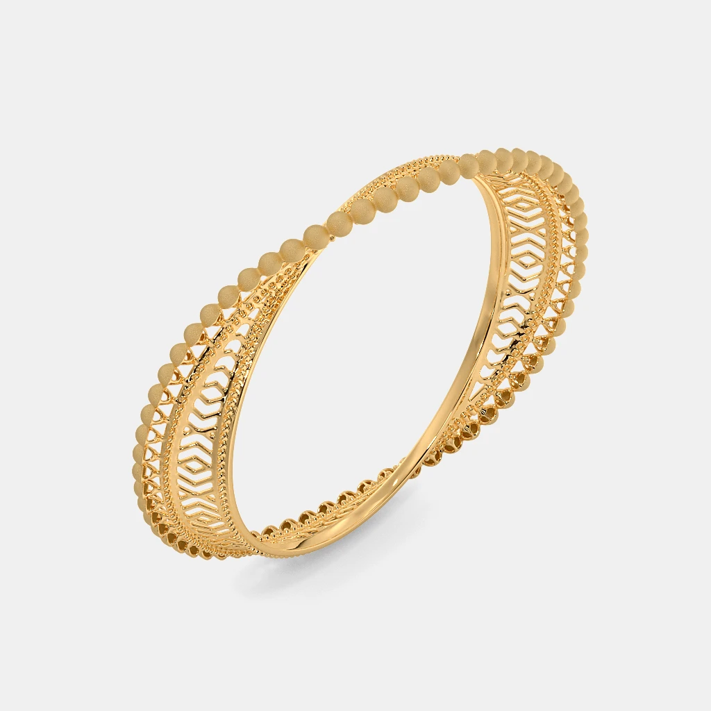 The Swirly Round Bangle | BlueStone.com