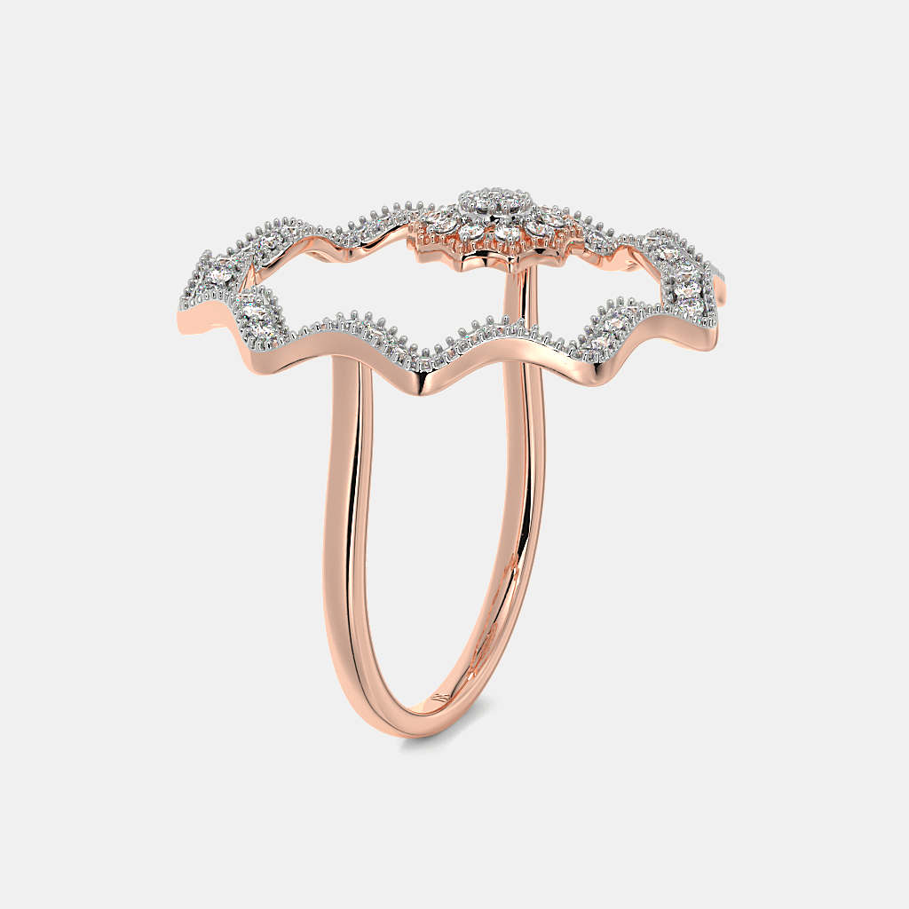 The Lotus Leaf Ring | BlueStone.com