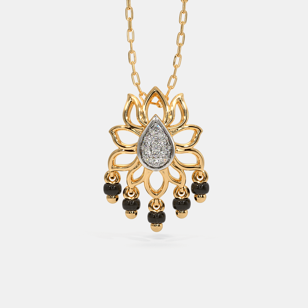 The Ameri Mangalsutra Pendant | BlueStone.com