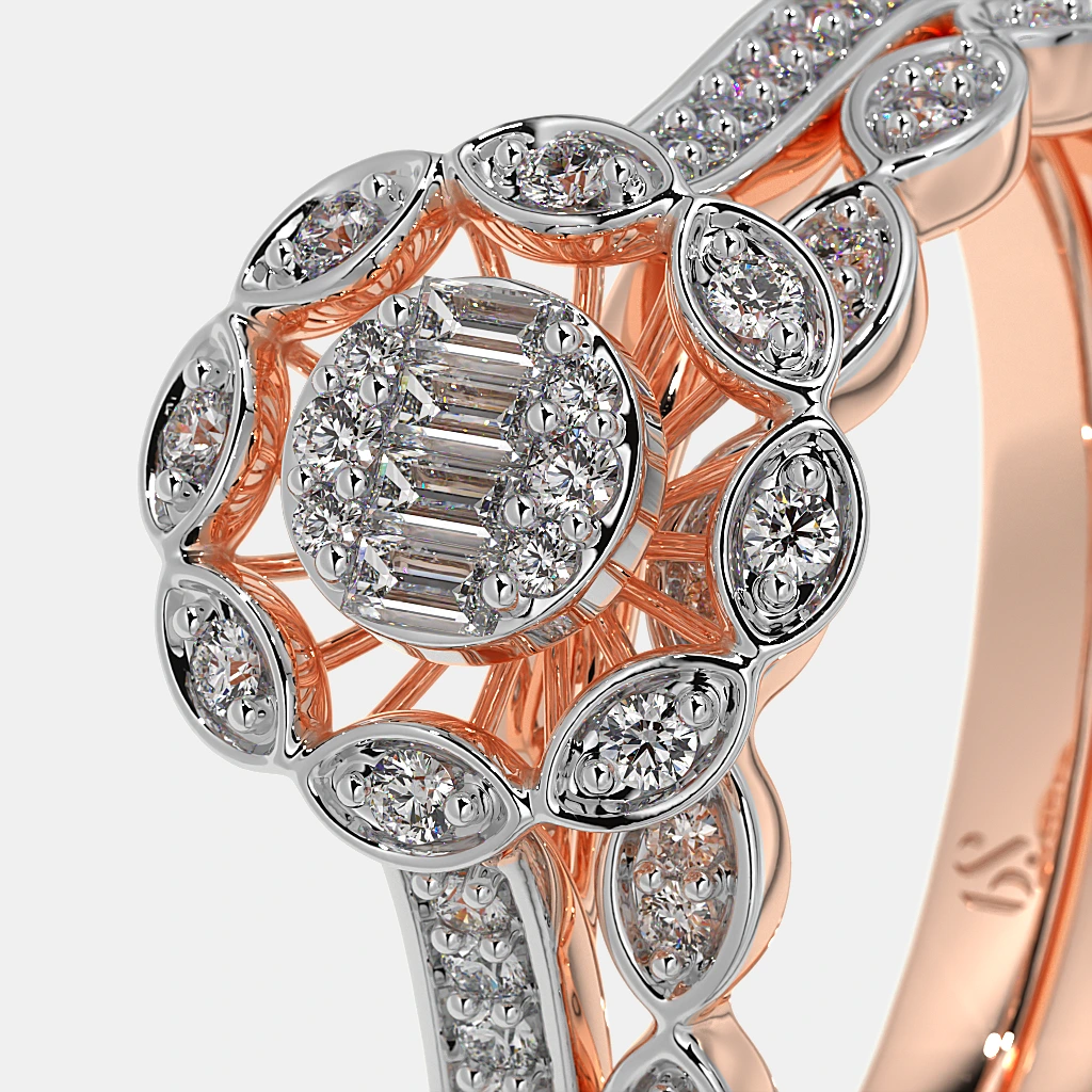 The Tepal Bridal Ring Set | BlueStone.com