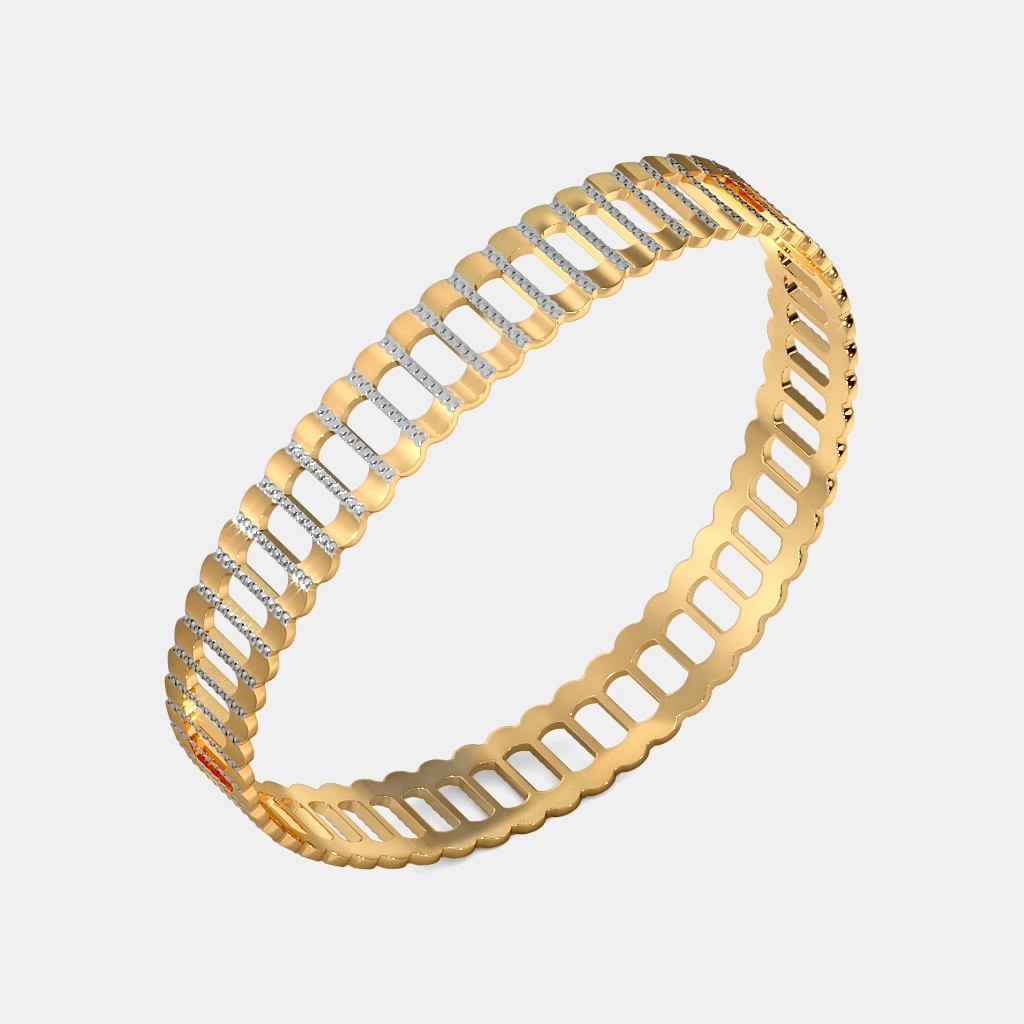 The Newage Round Bangle | BlueStone.com