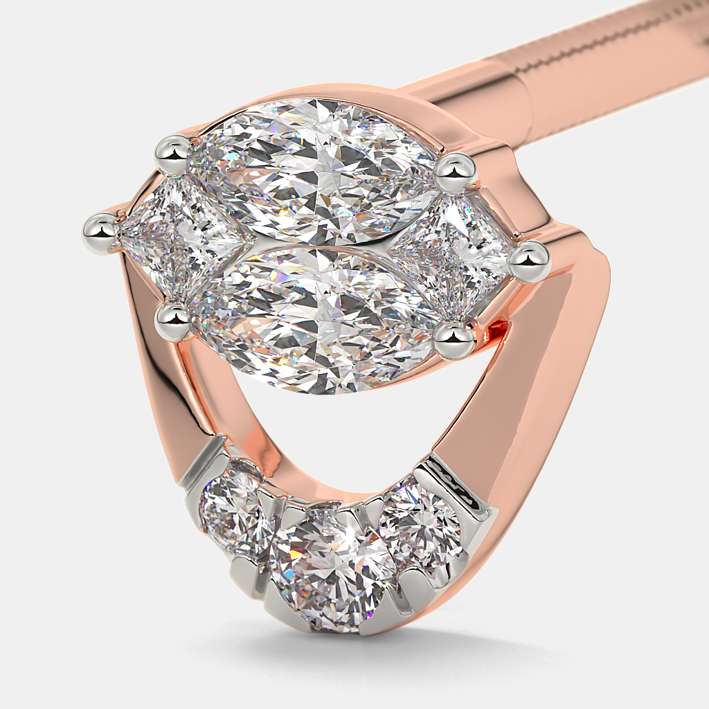 The Superior Stud Earrings | BlueStone.com