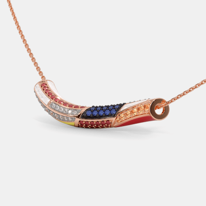 The Colorblock Fusion Necklace | BlueStone.com