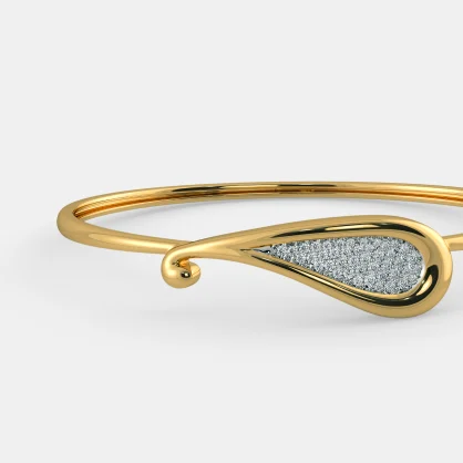 The Kavisha Paisley Bangle | BlueStone.com