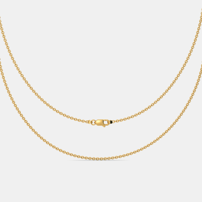 The Yellow Gold Cable Chain | BlueStone.com